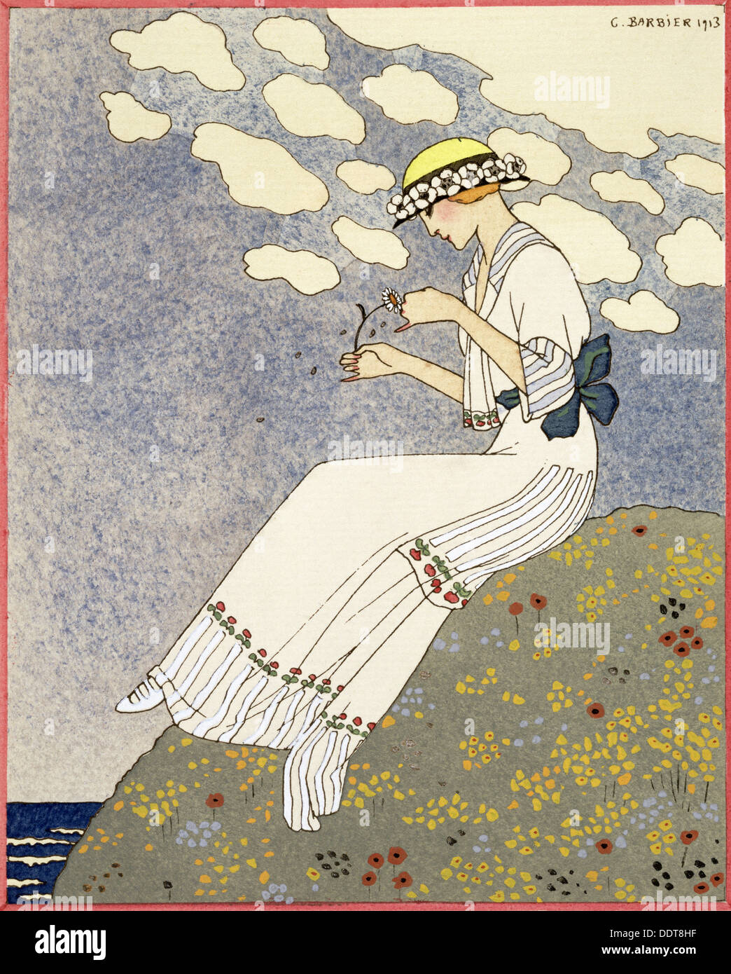 Design for a country dress by Maison Paquin, 1913. Artist: Georges ...