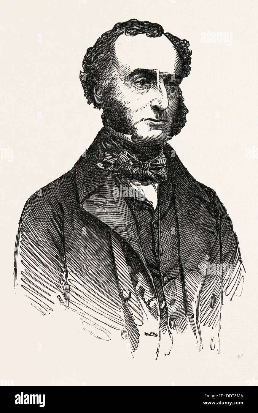 MR. CALVERT, LATE M.P. FOR AYLESBURY, UK, 1851 engraving Stock Photo ...