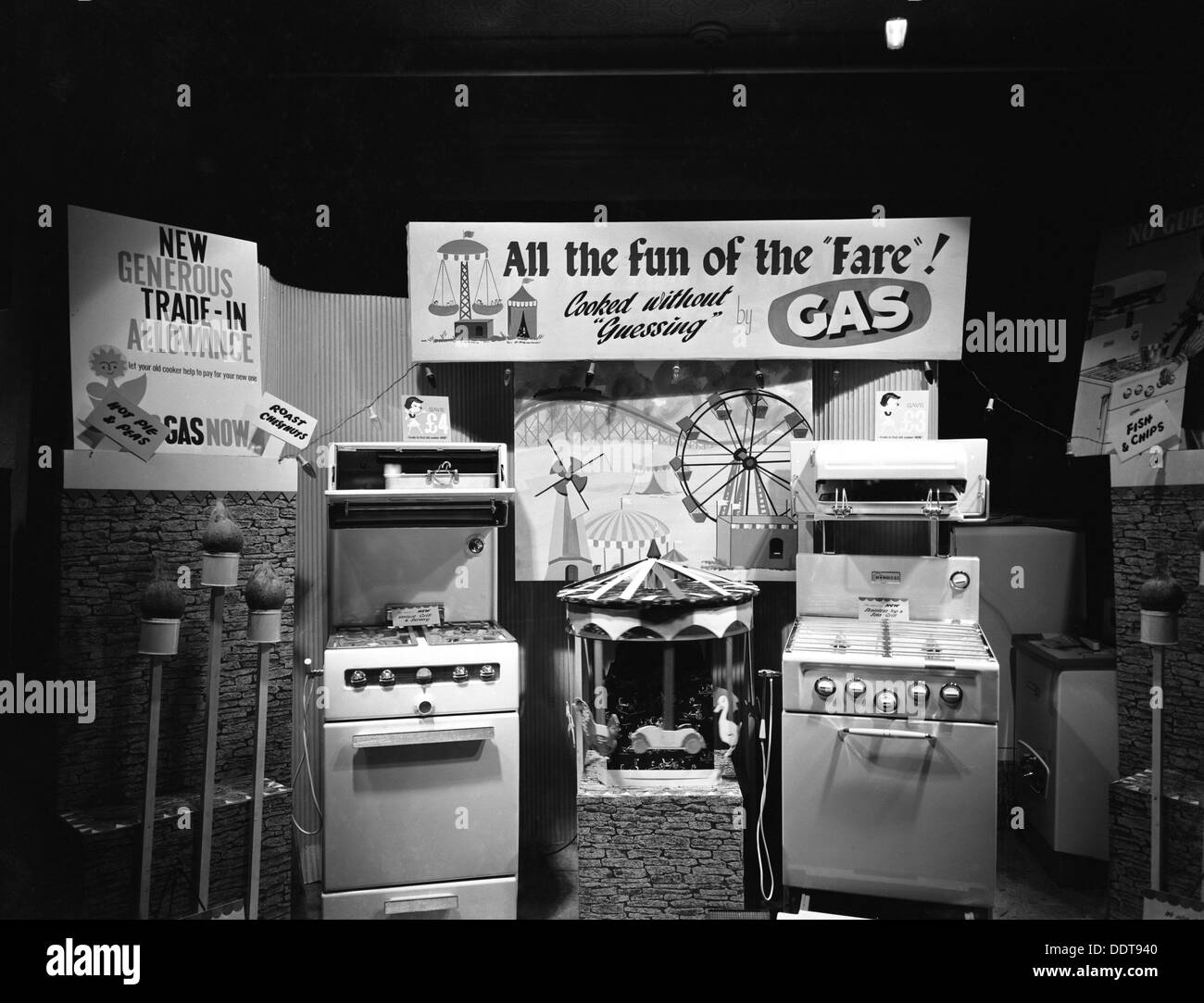 East Midlands Gas Board shop window display, Sheffield, South Yorkshire ...