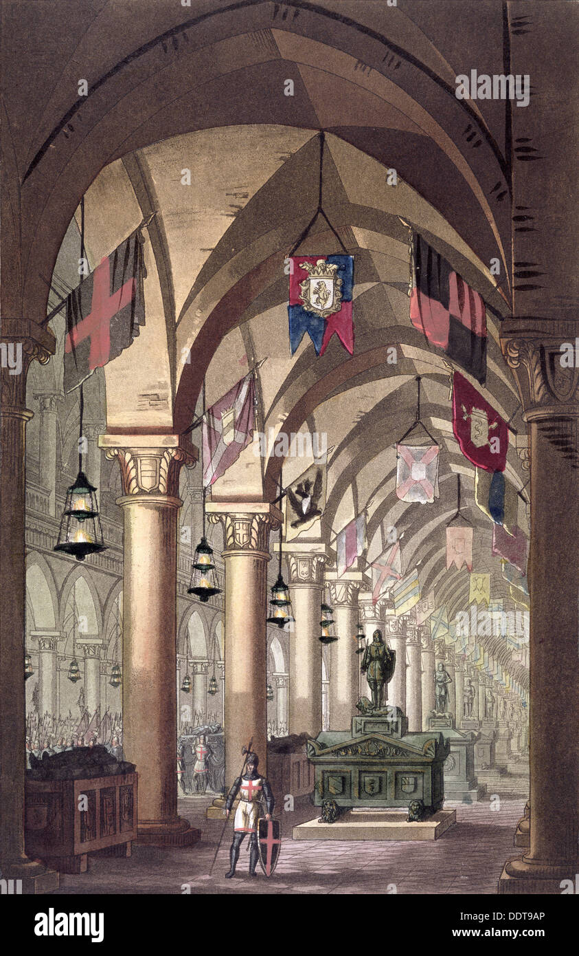 'Tombs of the Knights Templar', c1820-1839. Artist: Alessandro ...