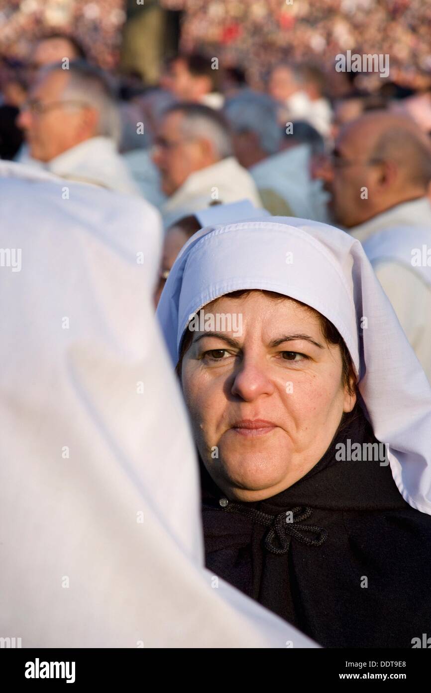 Catholic priest with people after mass hi-res stock photography and ...