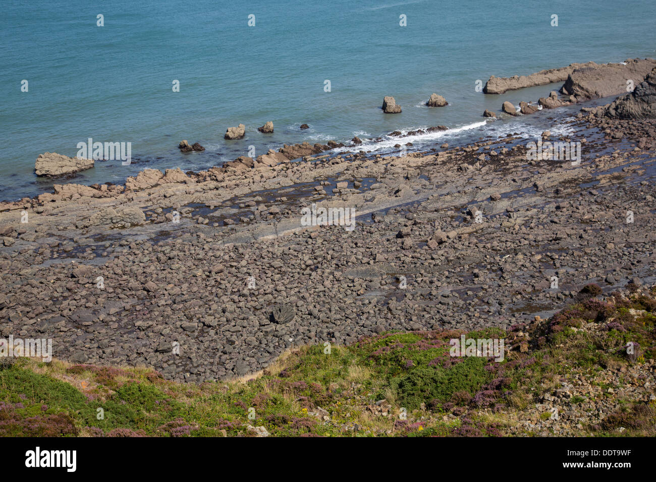 Barley Bay, Hartland Point, Hartland Peninsula, Devon Stock Photo - Alamy