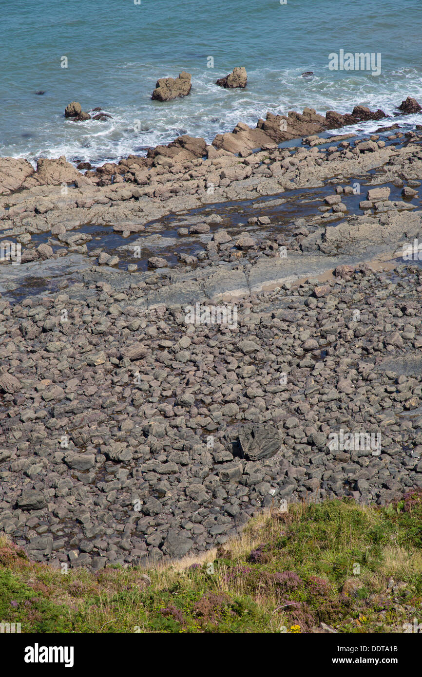 Barley Bay, Hartland Point, Hartland Peninsula, Devon Stock Photo - Alamy