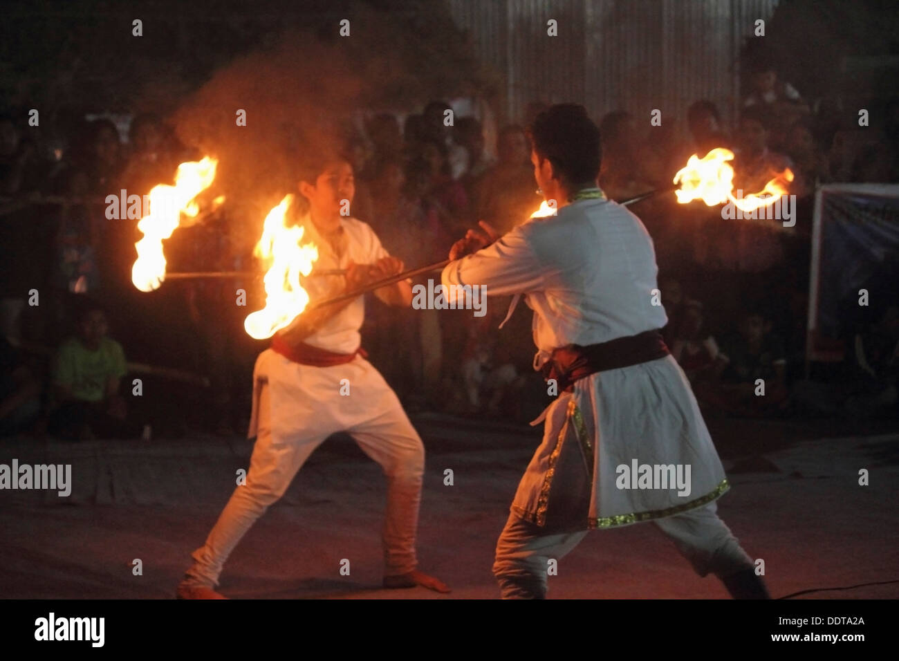 Fire dancing india hi-res stock photography and images - Alamy