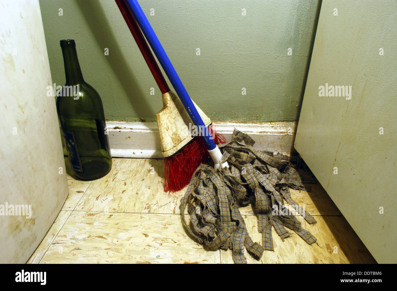 Dirty cleaning supplies Stock Photo, Royalty Free Image: 60157670 - Alamy