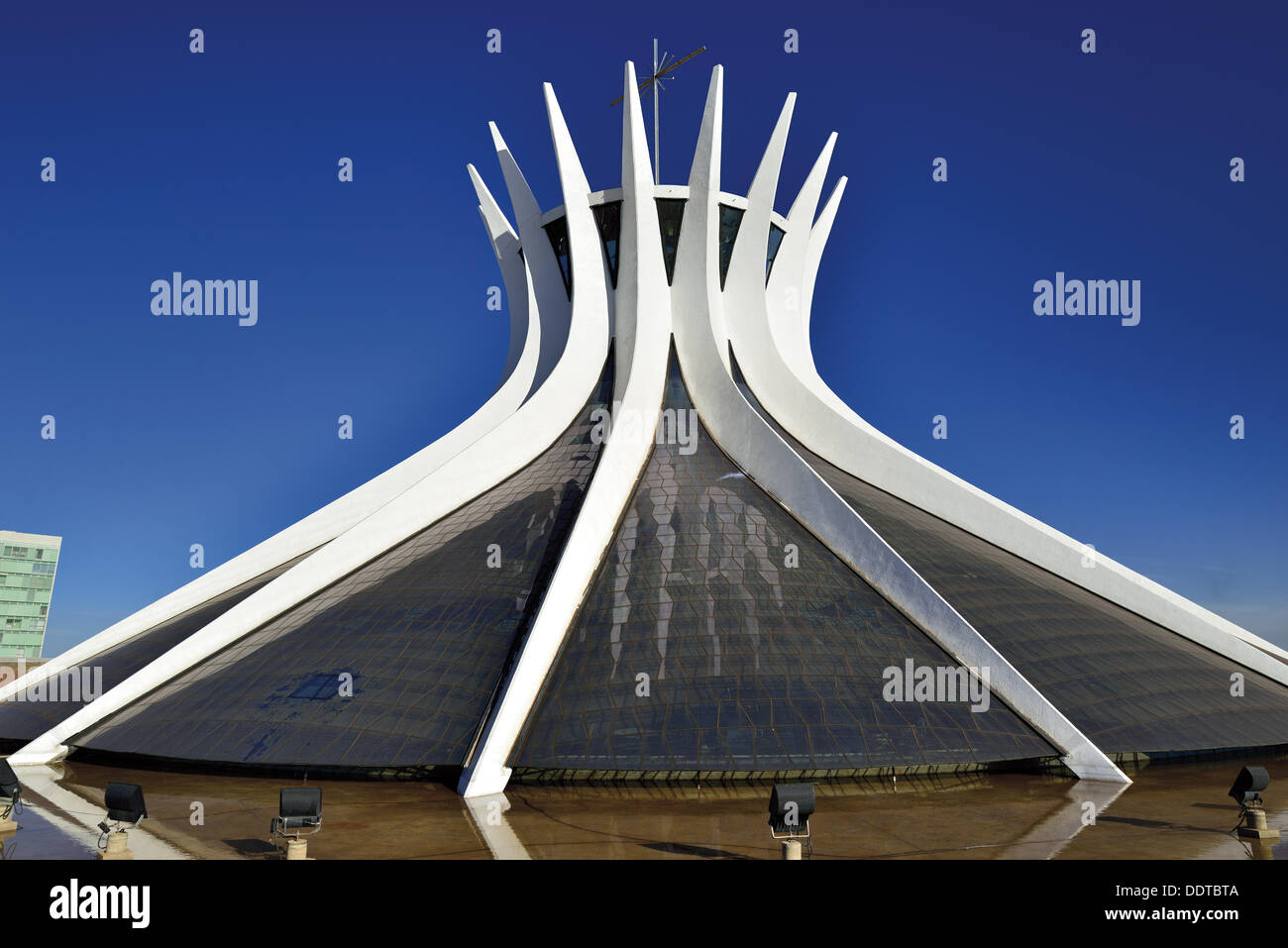 Brazil, Brasilia, Cathedral, Metropolitan Cathedral Nossa Senhora da ...
