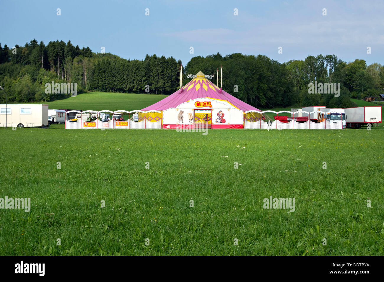 Travelling Circus, Prien Upper Bavaria Germany Stock Photo - Alamy