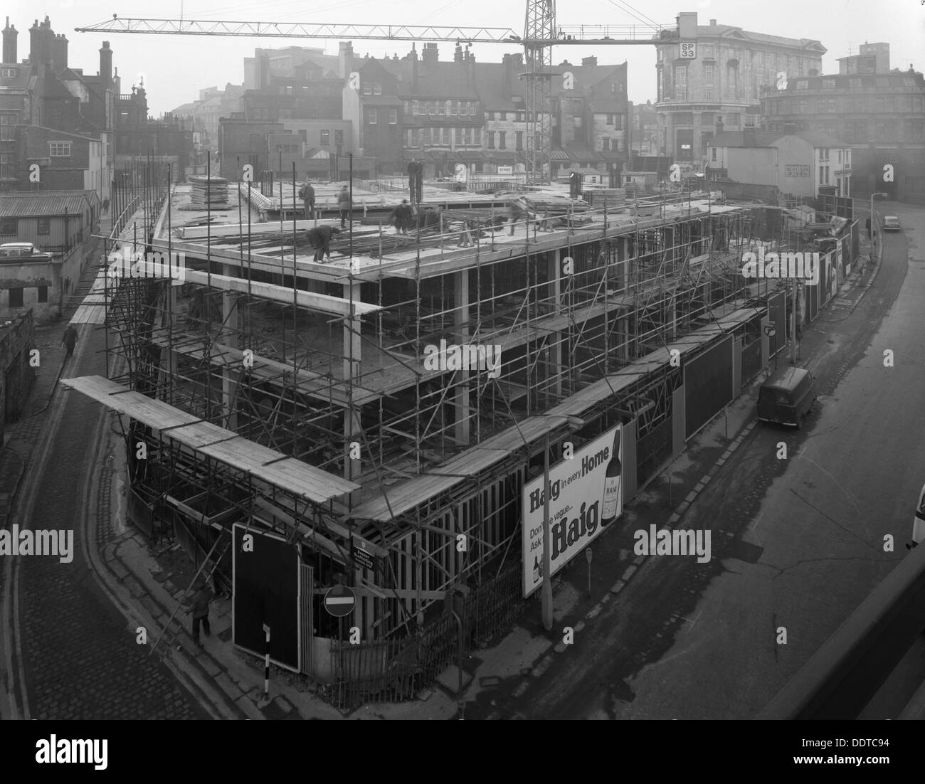 Commercial buildings on south Black and White Stock Photos & Images - Alamy