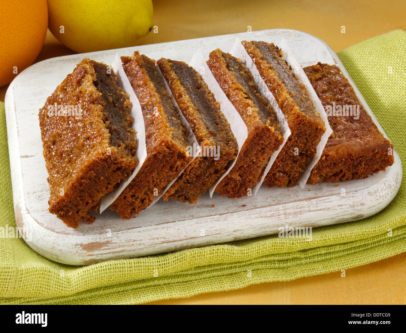 Home baked citrus bars hi-res stock photography and images - Alamy