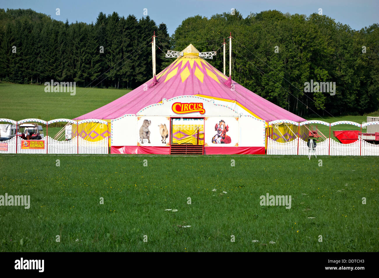 Travelling Circus, Prien Upper Bavaria Germany Stock Photo - Alamy