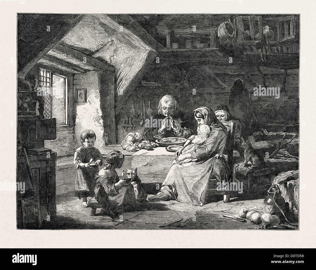 EXHIBITION OF THE BRITISH INSTITUTION, THE GRACE PAINTED BY F. GOODALL ...