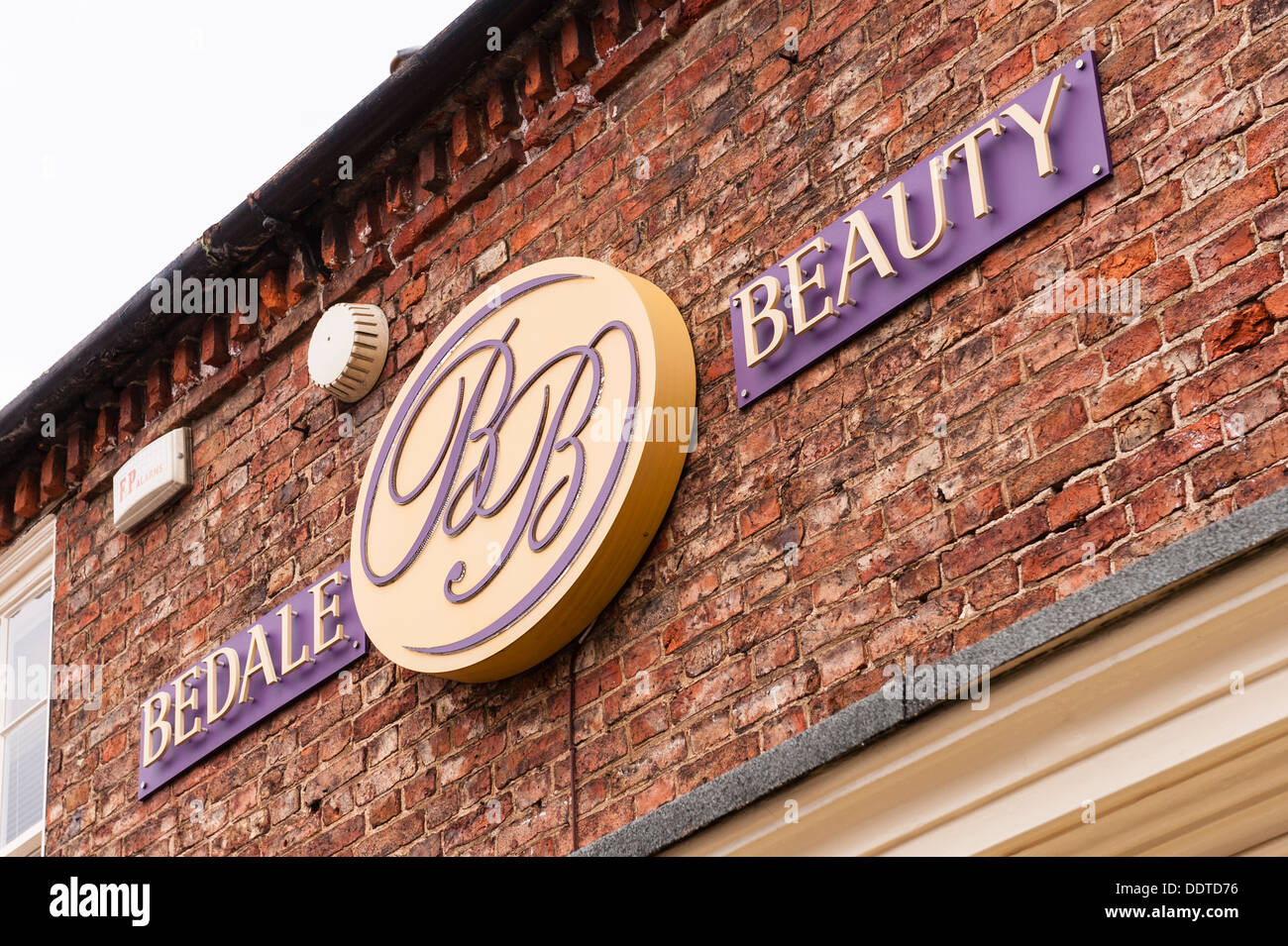 The Bedale Beauty salon sign In Bedale , North Yorkshire , England ...