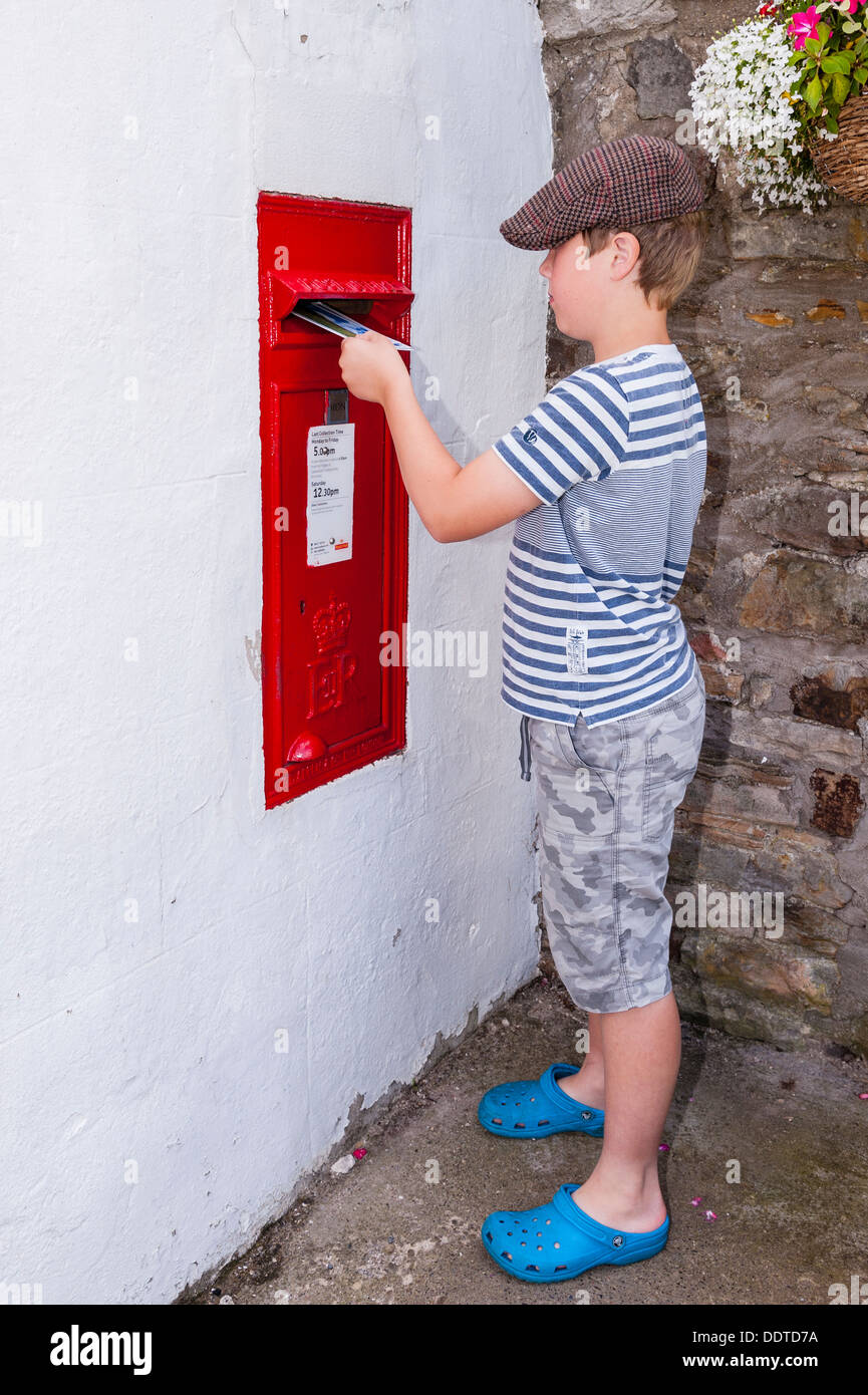 Person Mailing A Letter