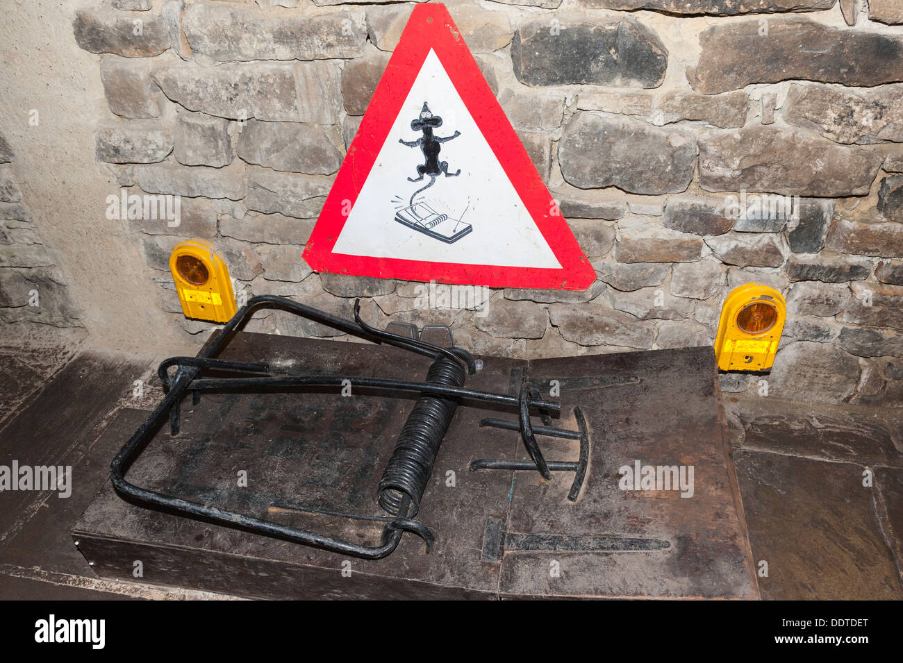 A massive mouse trap at The Forbidden Corner in Middleham , Leyburn ...