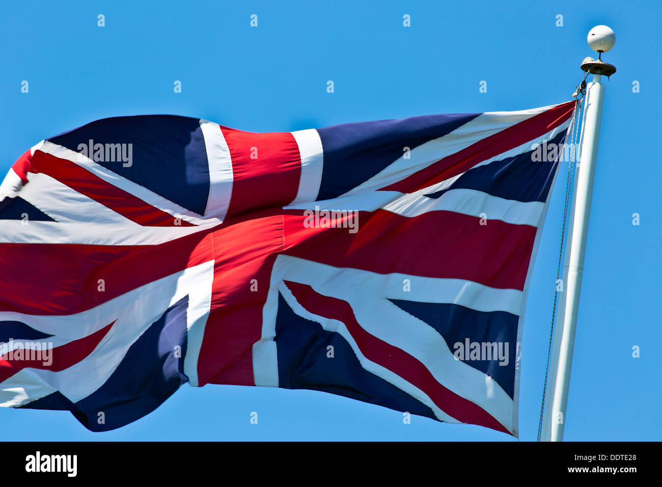 British flag pole hi-res stock photography and images - Alamy