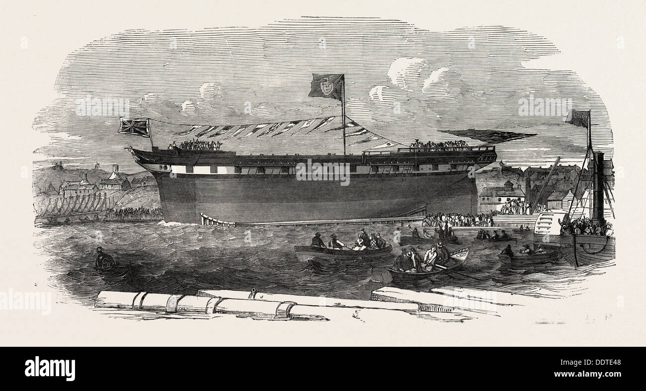 Victorian ship engraving hi-res stock photography and images - Alamy