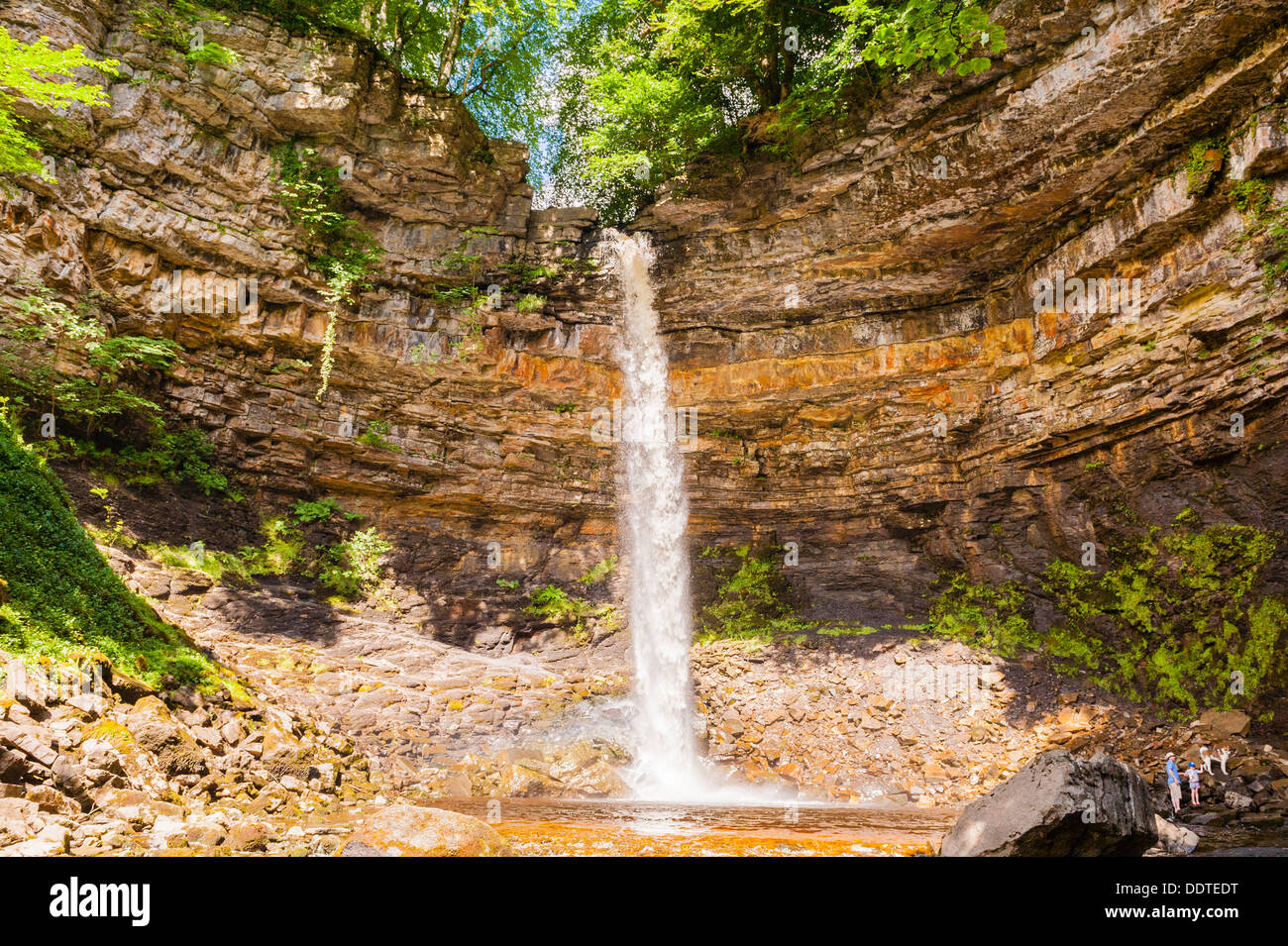 The Hardraw Force waterfall ( Englands highest unbroken waterfall ...