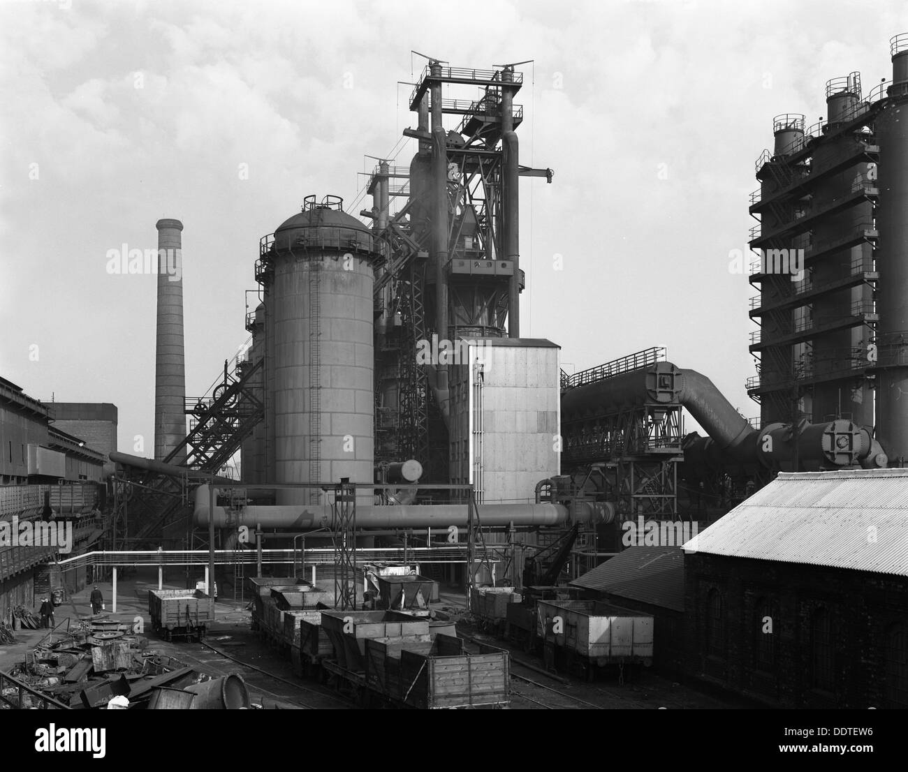 British steel blast furnace Black and White Stock Photos & Images - Alamy