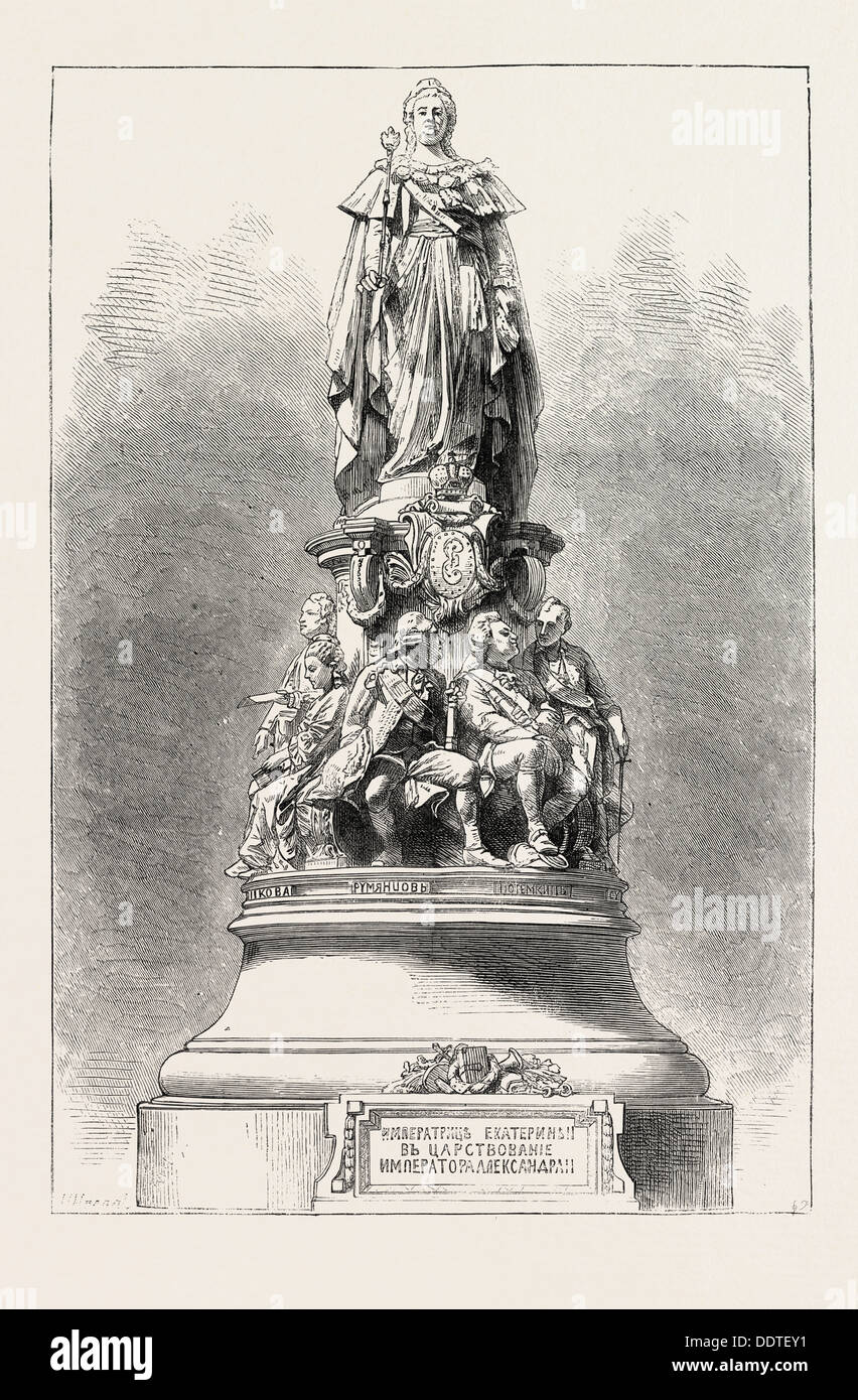 UNVEILING THE STATUE OF CATHERINE II AT ST. PETERSBURG, RUSSIA: THE ...