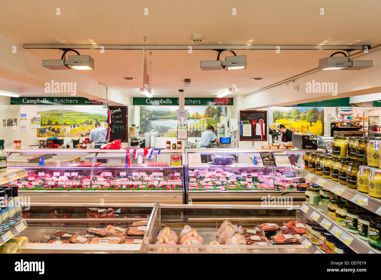 Interior of a butchers shop hi-res stock photography and images - Alamy