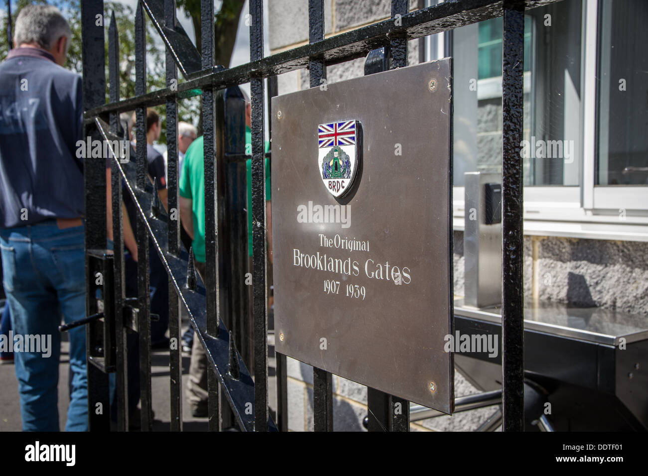 The original gates from Brooklands Motor Racing Circuit which have been ...