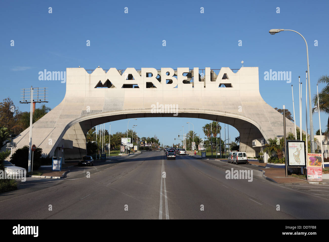 Arch in Marbella, Costa del Sol, Spain Stock Photo - Alamy
