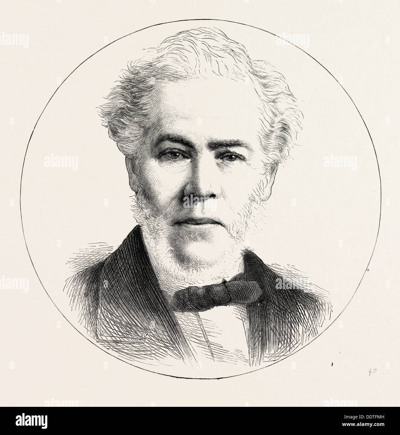 MR. ALDERMAN LUSK, M.P., THE NEW LORD MAYOR, 1873 engraving Stock Photo ...