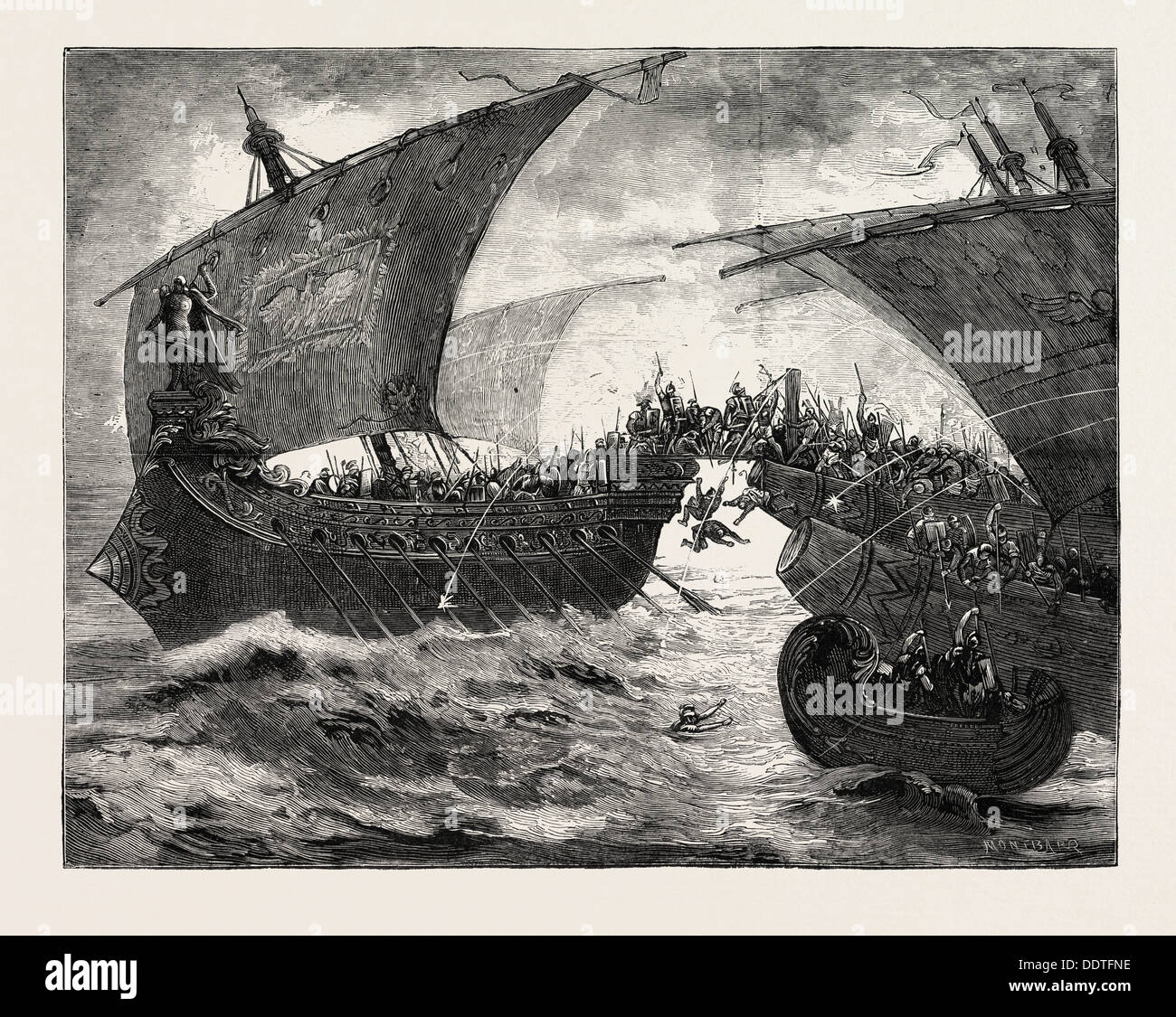 The battle of actium hi-res stock photography and images - Alamy
