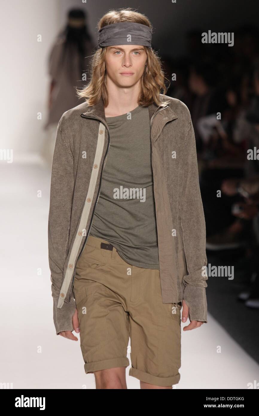 New York, NY. 5th Sep, 2013. A runway model inside for NICHOLAS K ...