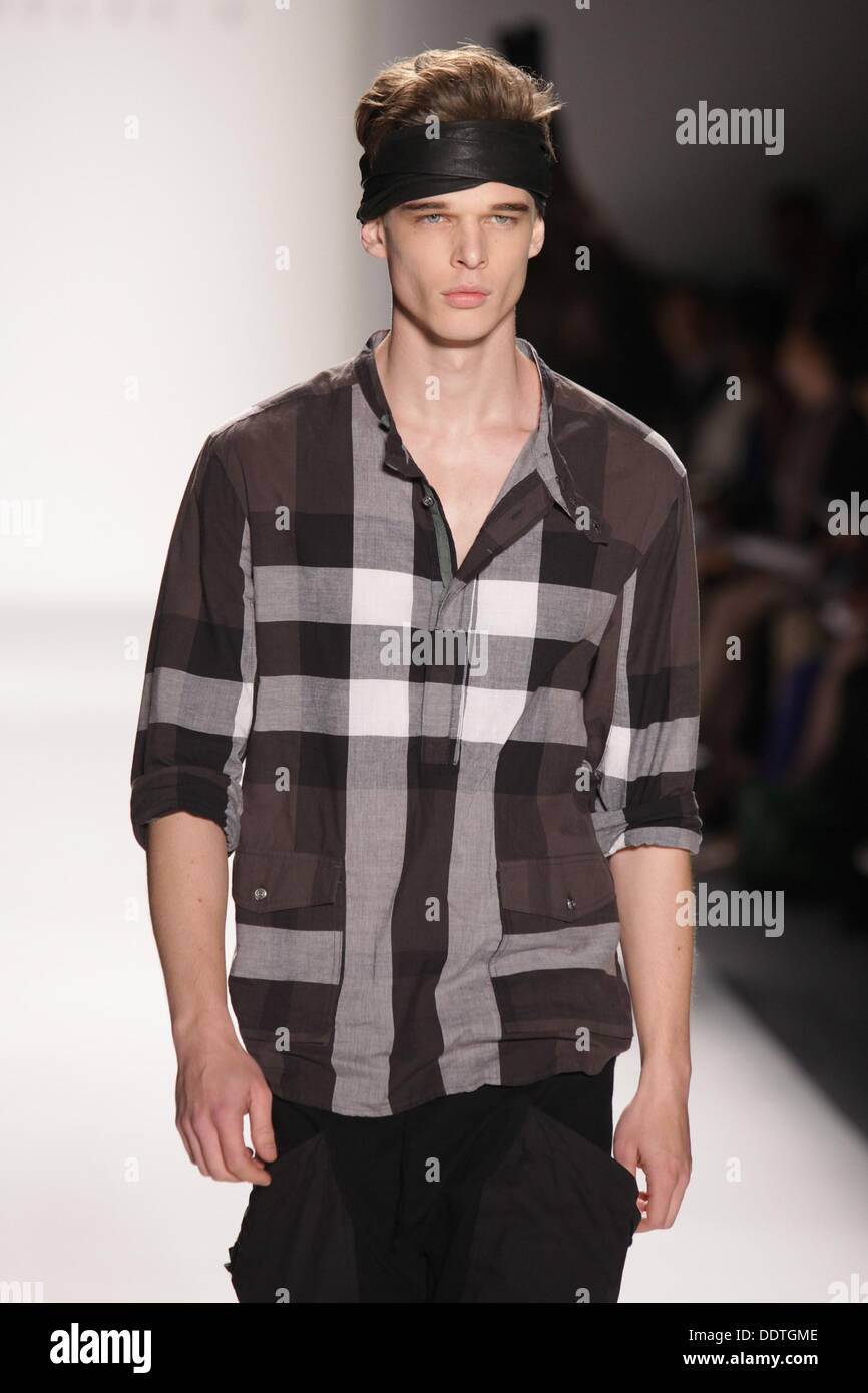 New York, NY. 5th Sep, 2013. A runway model inside for NICHOLAS K ...
