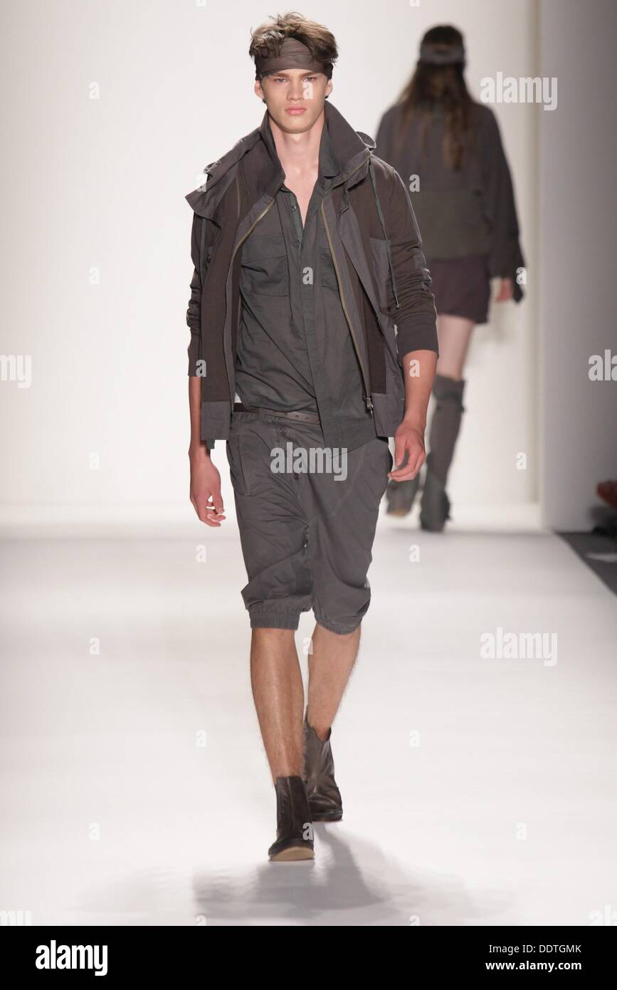 New York, NY. 5th Sep, 2013. A runway model inside for NICHOLAS K ...