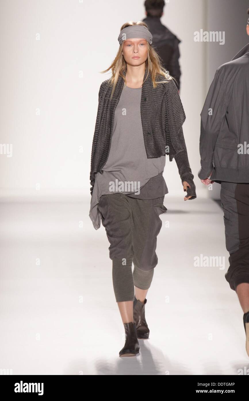 New York, NY. 5th Sep, 2013. A runway model inside for NICHOLAS K ...