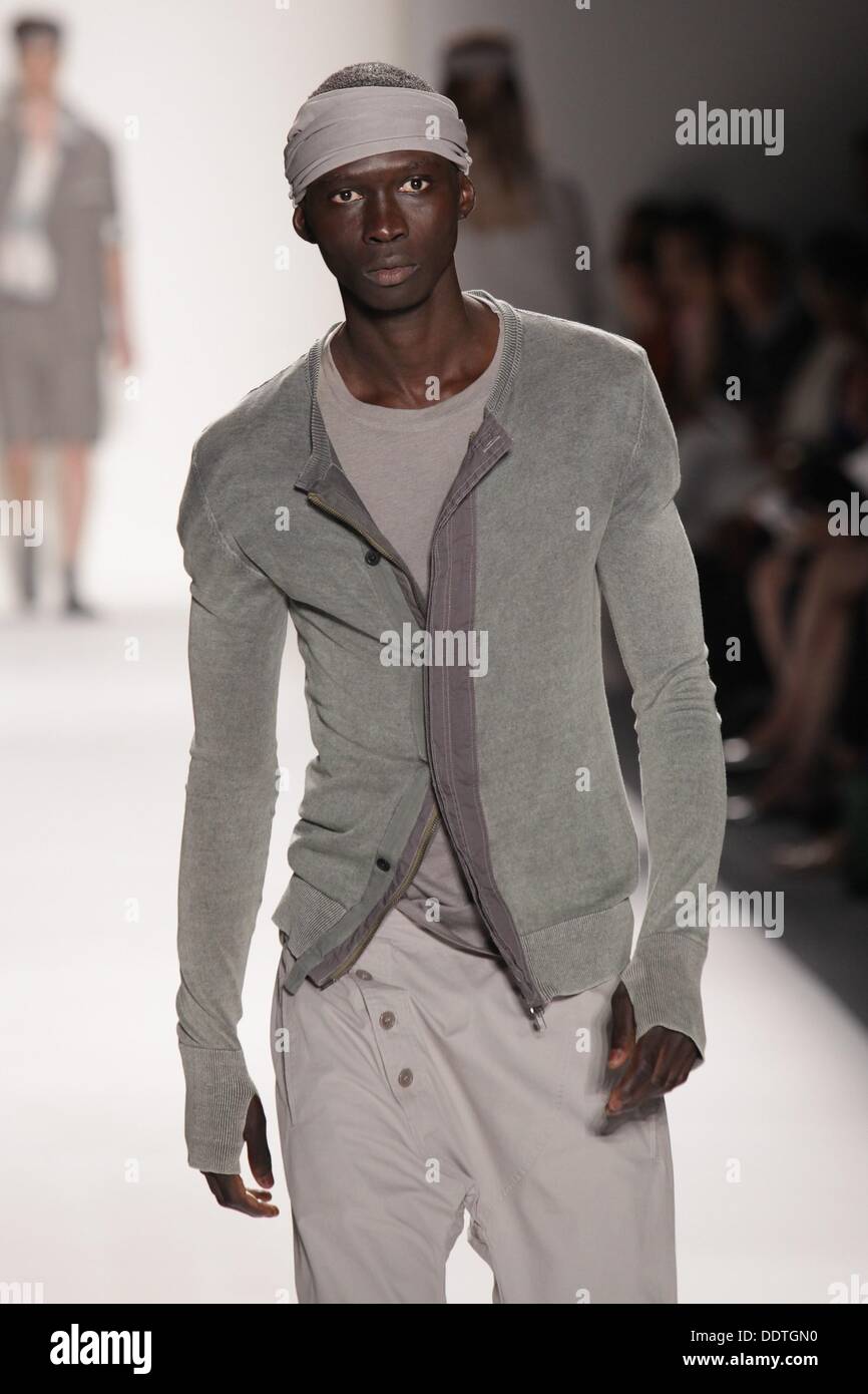 New York, NY. 5th Sep, 2013. A runway model inside for NICHOLAS K ...