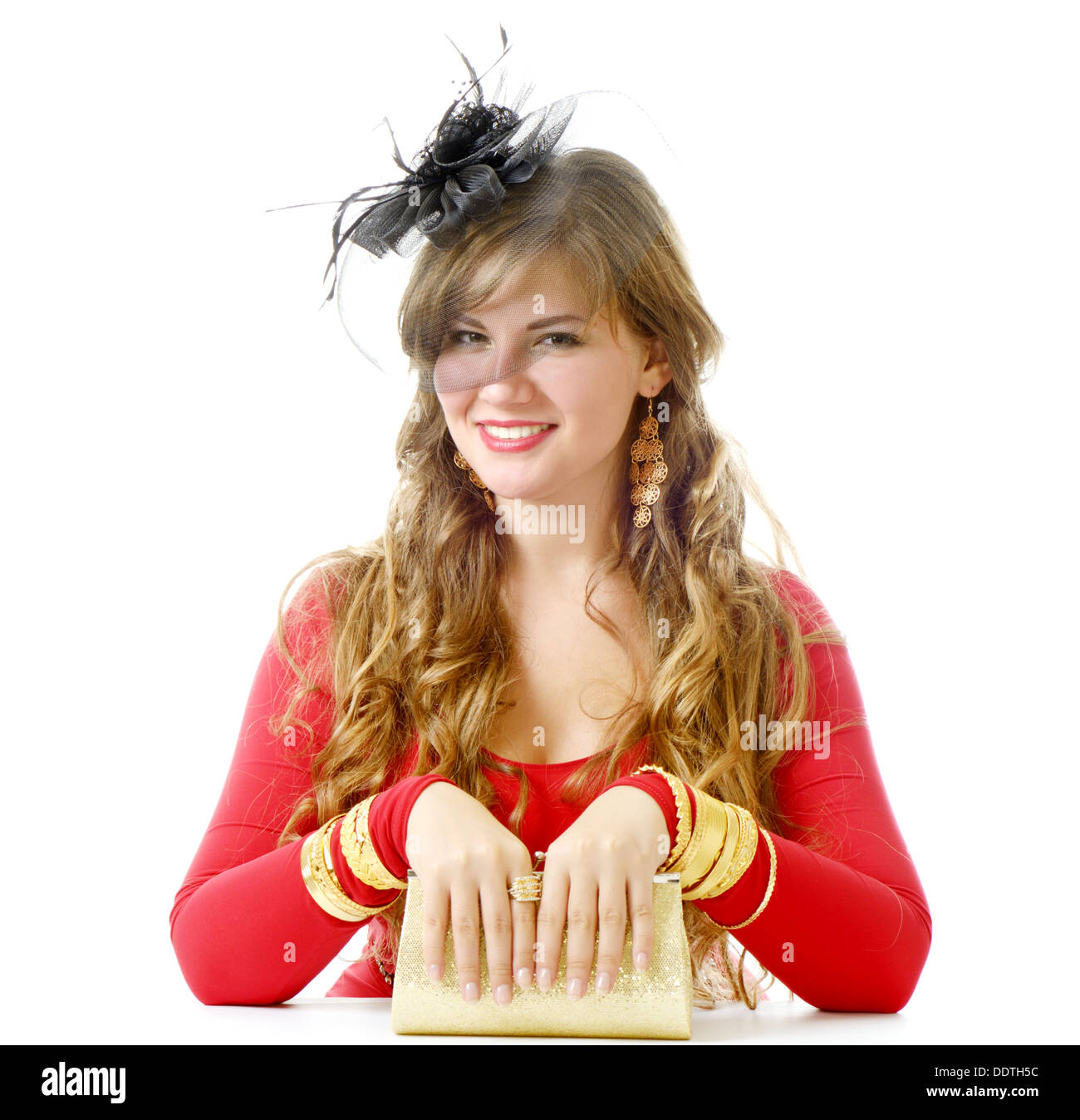 Girl gold teeth hi-res stock photography and images - Alamy