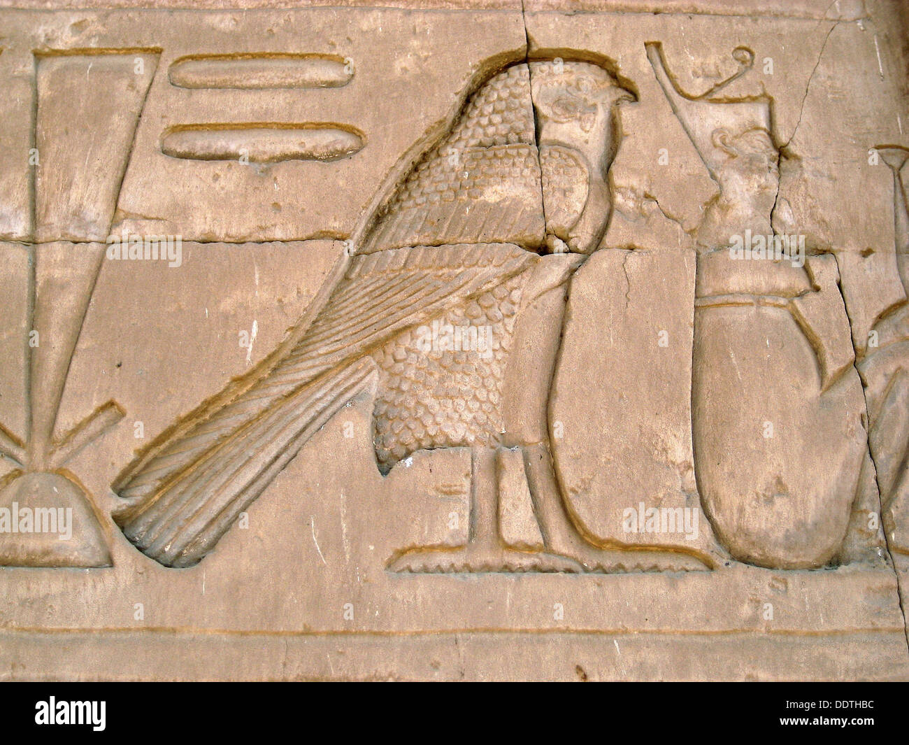 Sanctuary of horus at edfu temple of horus hi-res stock photography and ...