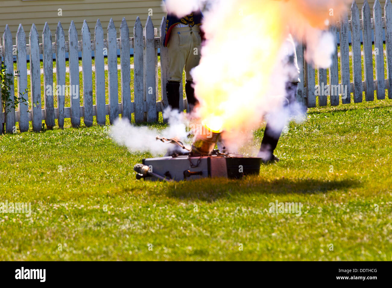 Re-enactment of War of 1812 Fort George Niagara on the Lake Ontario ...