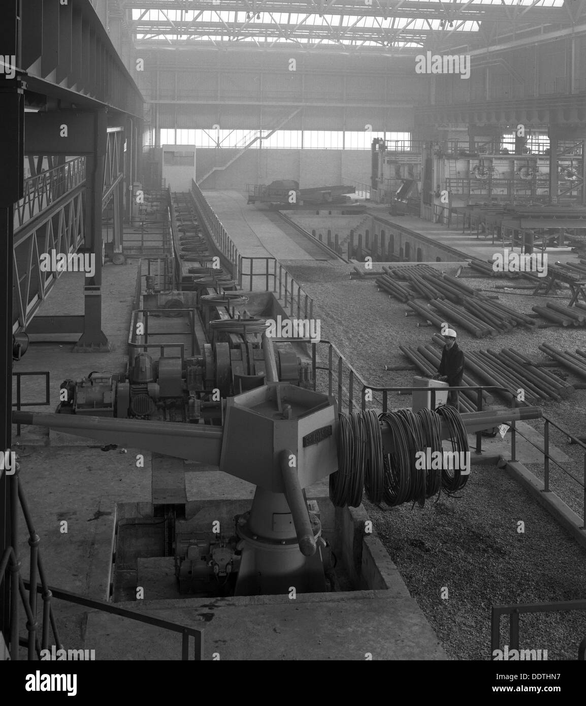 Overview of the bar mill at the Brightside Foundry, Sheffield, South ...