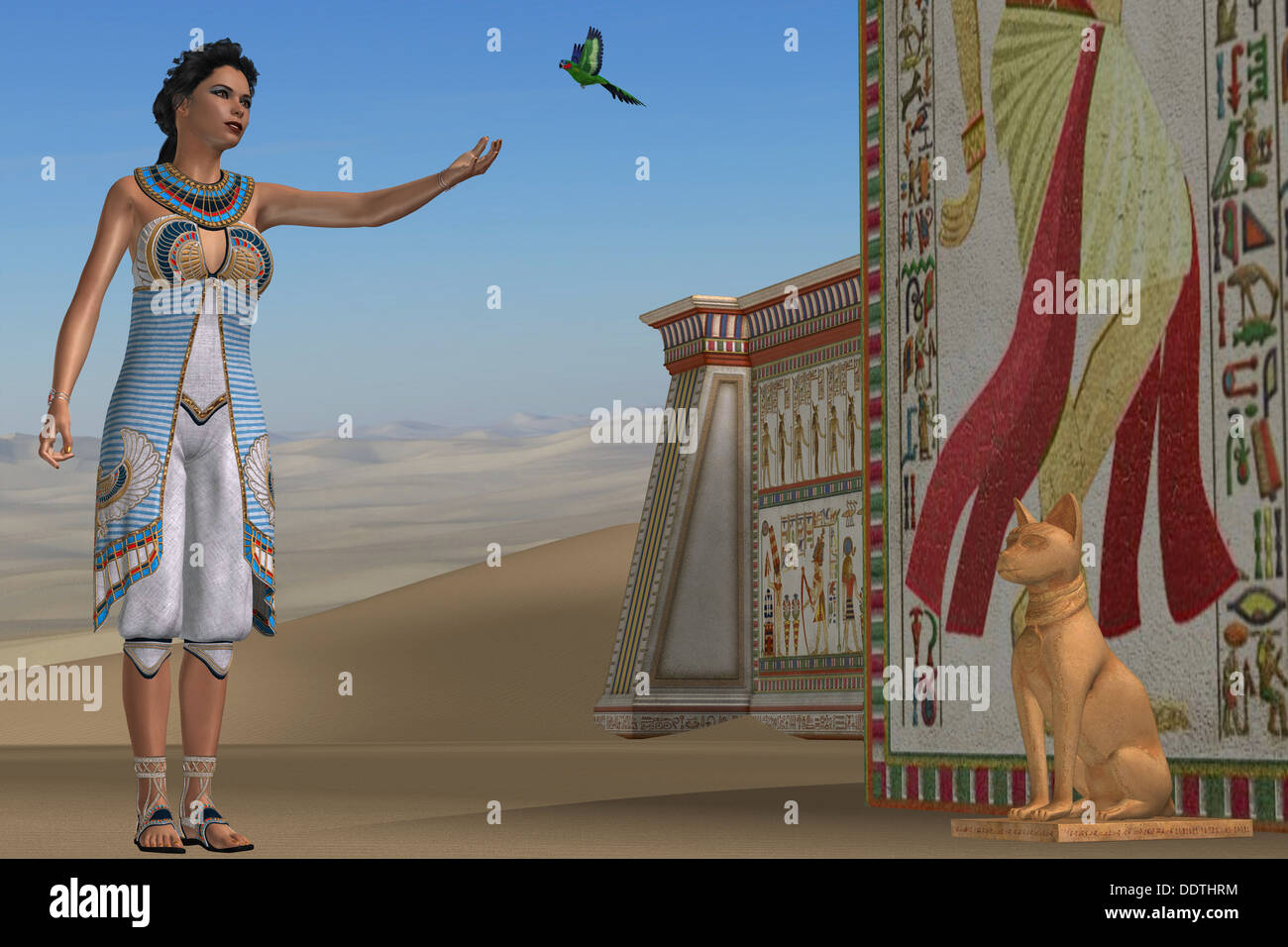 Ancient egypt princess hi-res stock photography and images - Alamy