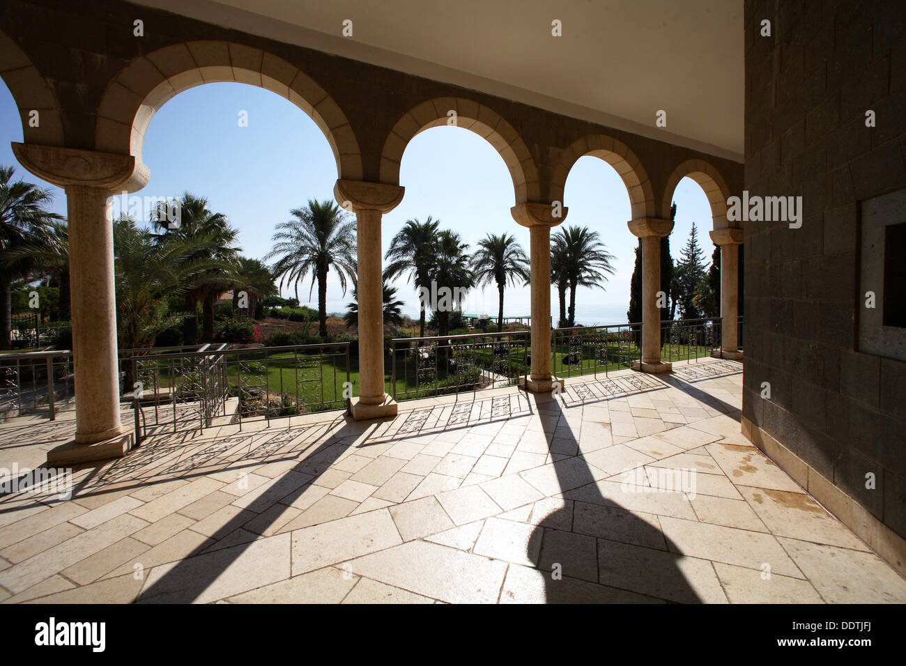 The Church of the Beatitudes, Sea of Galilee, Israel. Artist: Samuel ...