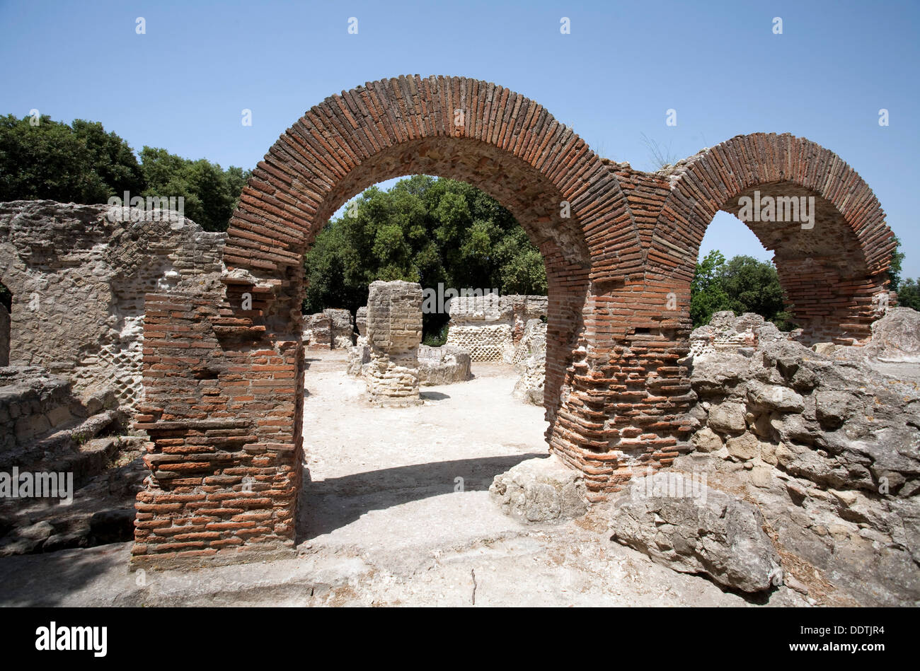 The Temple of Jupiter, Cumae, Italy. Artist: Samuel Magal Stock Photo ...