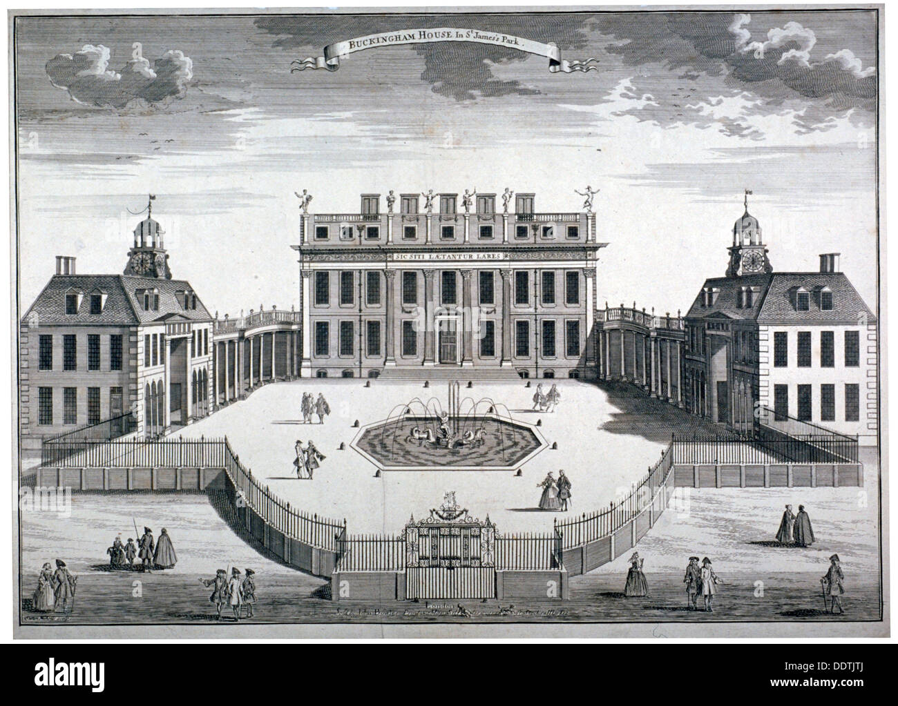Buckingham House, Westminster, London, 1754. Artist: Sutton Nicholls ...