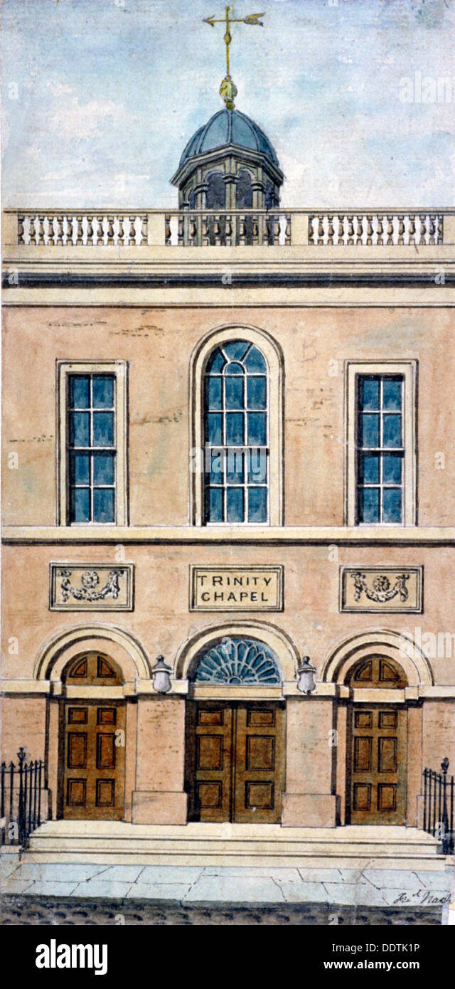 Trinity Chapel, Conduit Street, Westminster, London, 1801. Artist ...