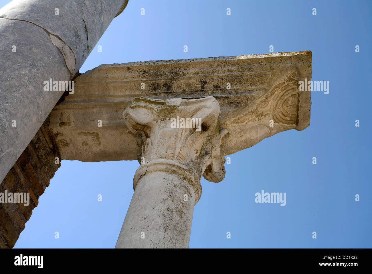 An ancient synagogue in Ostia Antica, Italy. Artist: Samuel Magal Stock ...