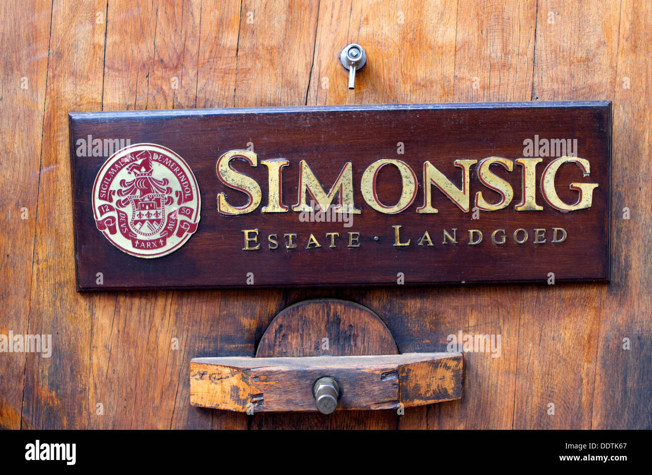 Simonsig Vineyard, Stellenbosch Stock Photo - Alamy