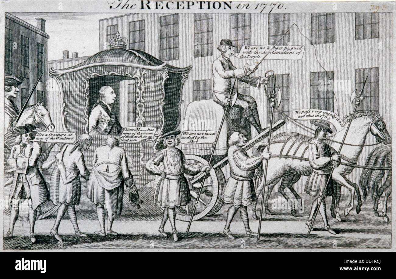 'The Reception in 1770', 1770. Artist: Anon Stock Photo - Alamy