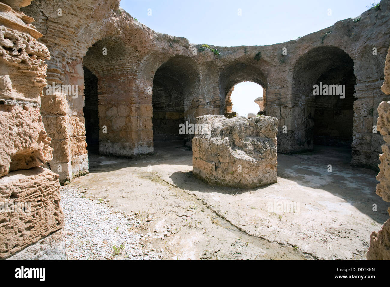 The Baths of Antoninus Pius at Carthage, Tunisia. Artist: Samuel Magal ...