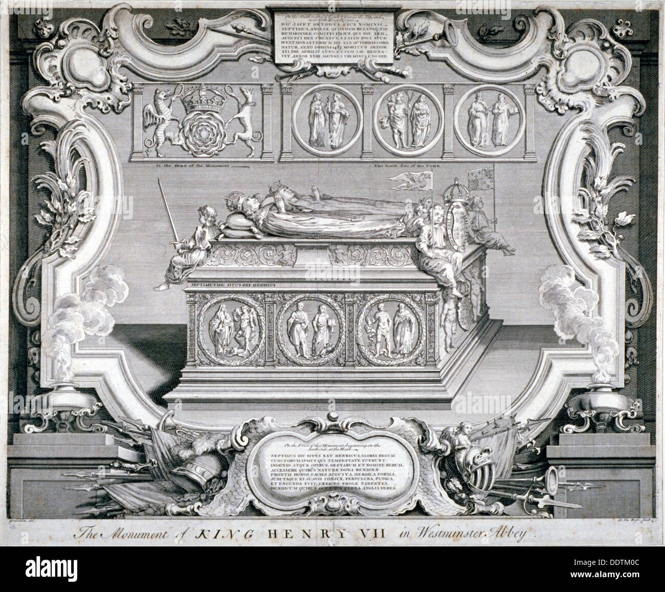 Tomb of Henry VII and Queen Elizabeth, Westminster Abbey, London, c1750 ...