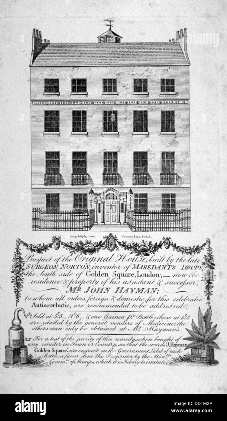 18th century london house hi-res stock photography and images - Alamy