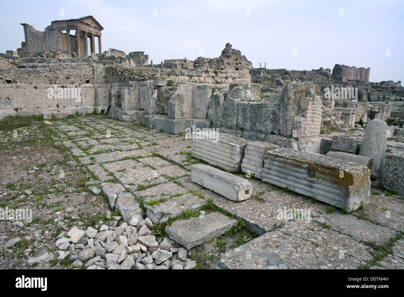 The Temple of the Victory of Caracalla, Dougga (Thugga), Tunisia ...