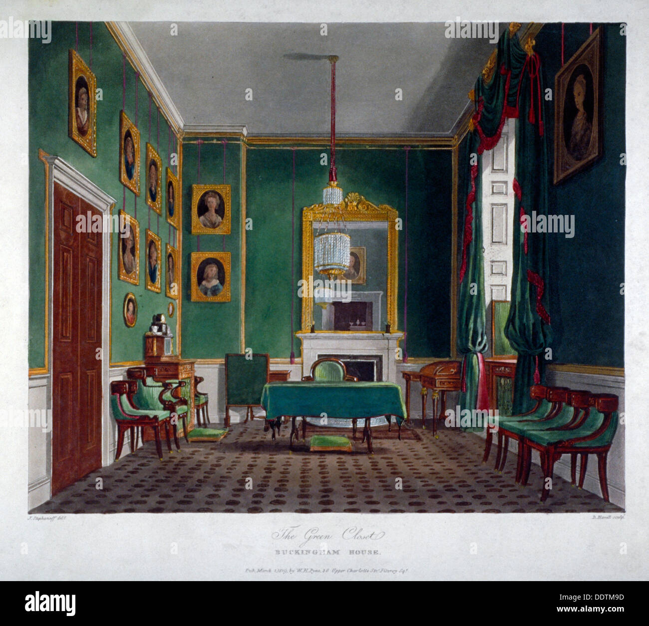Green room buckingham palace hi-res stock photography and images - Alamy